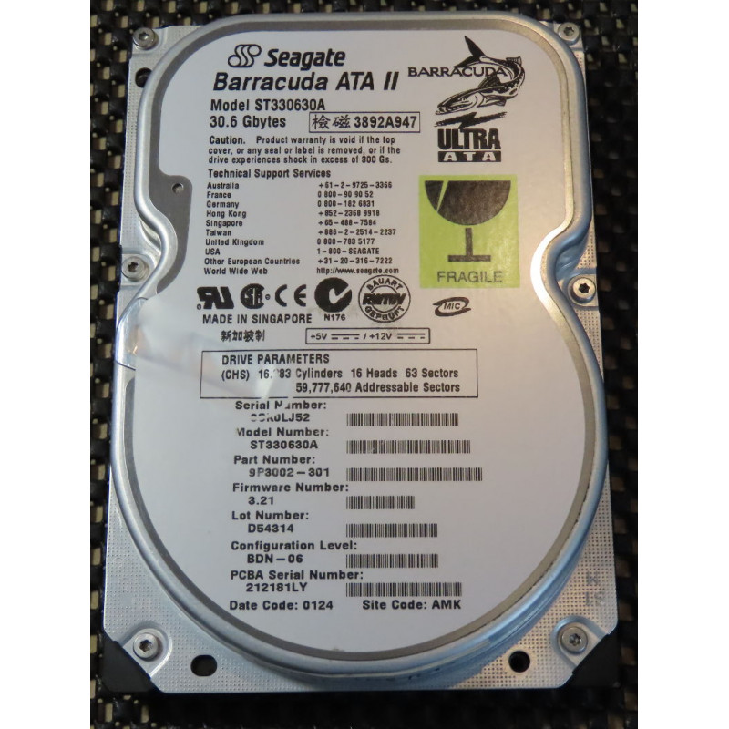 Seagate 30 Gb IDE HDD